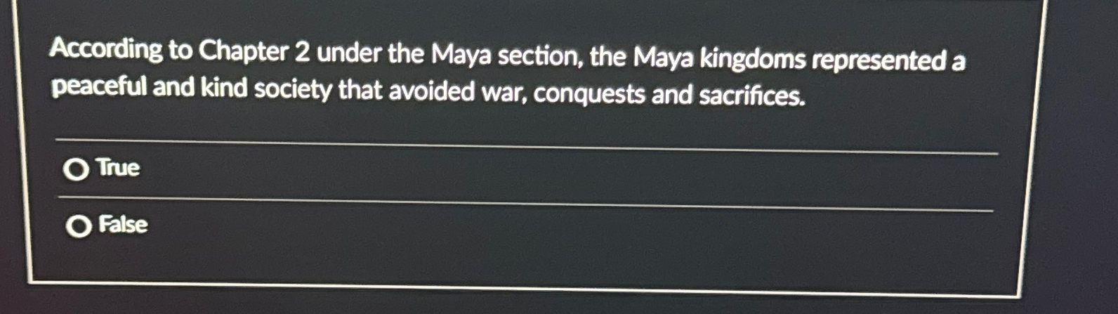 Solved According to Chapter 2 ﻿under the Maya section, the | Chegg.com