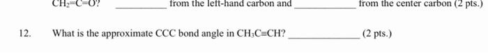 Solved CHC=O? from the left-hand carbon and from the center | Chegg.com