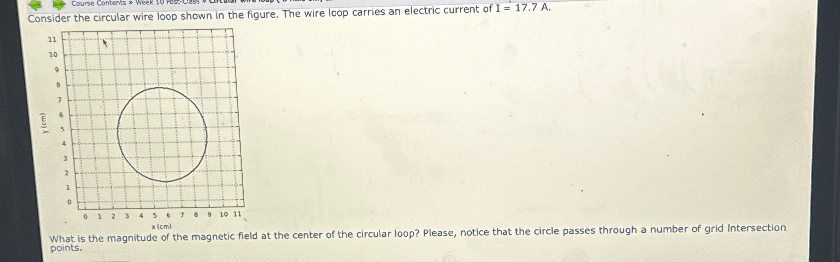 Solved Consider the circular wire loop shown in the figure. | Chegg.com