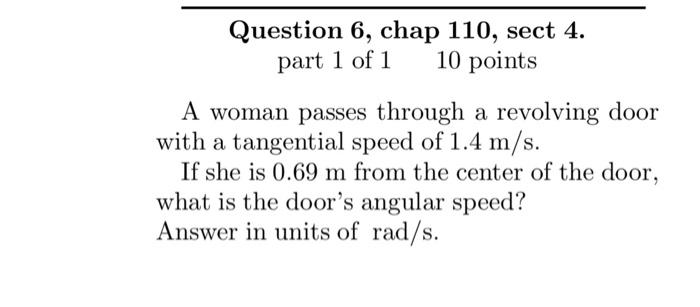 Solved Question 6, chap 110, sect 4. part 1 of 110 points A | Chegg.com