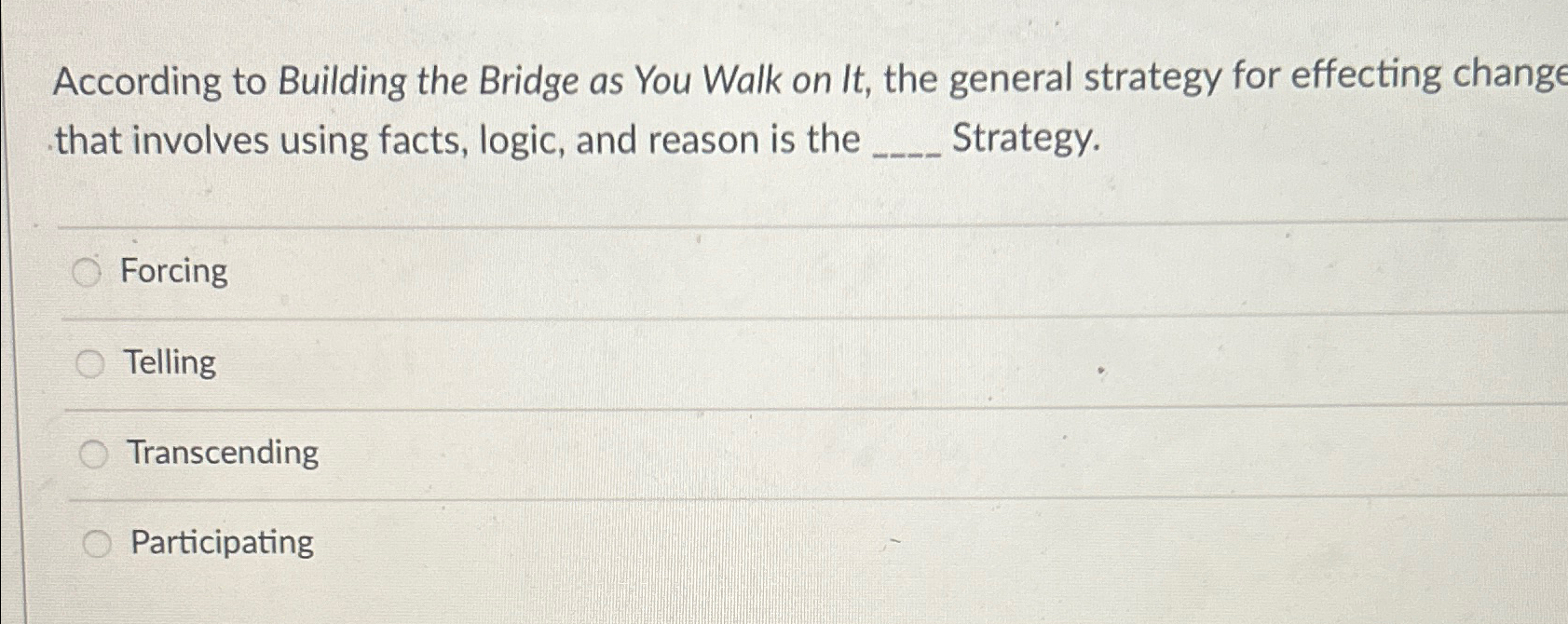 Solved According to Building the Bridge as You Walk on It, | Chegg.com