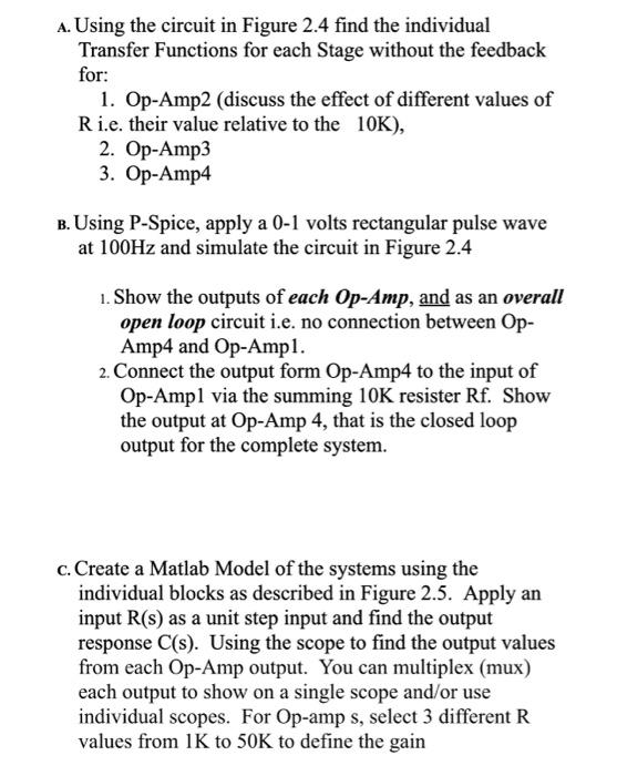 Part 2-2 2nd Order Systems Figure 2.4 | Chegg.com