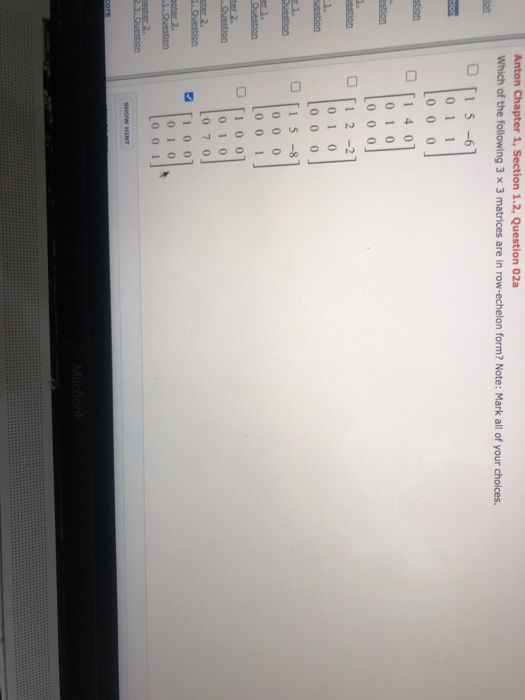 Solved Anton Chapter 1, Section 1.2, Question 02a Which of | Chegg.com