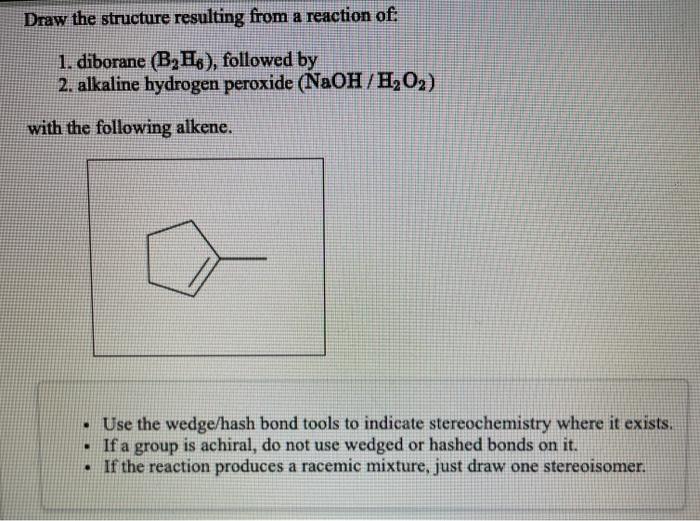 Solved Draw the structure of the bromohydrin formed when | Chegg.com
