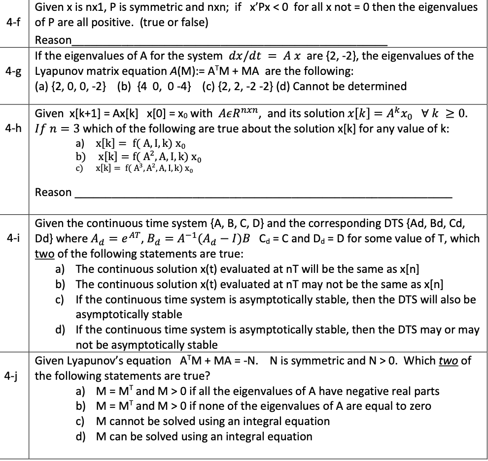Solved Given x ﻿is nx1,P ﻿is symmetric and nxn; if x'Px