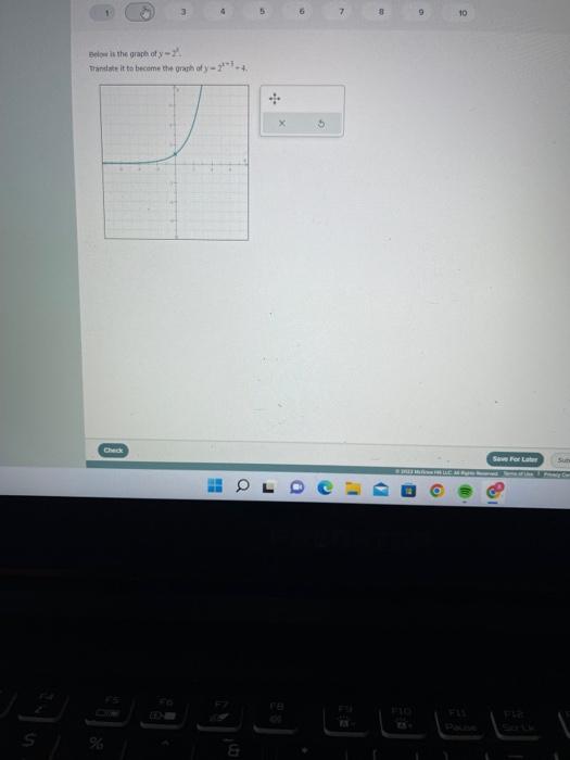 Solved Gradh the engenevilial function. f(x)=45(2)x Plot | Chegg.com