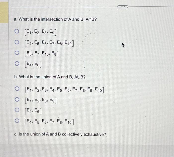 Solved Use the sample space S defined below. | Chegg.com