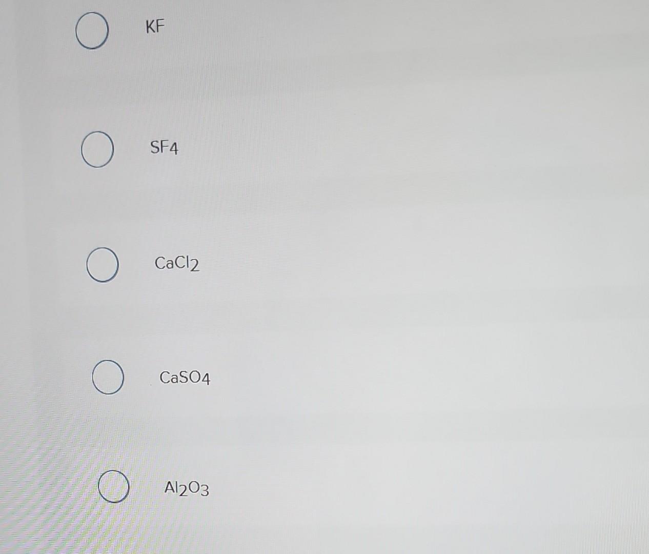 Solved Which of these compounds is most likely to be | Chegg.com