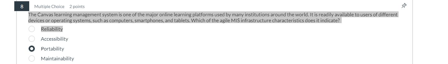 Solved What is the component(s) ﻿of a sustainable MIS | Chegg.com