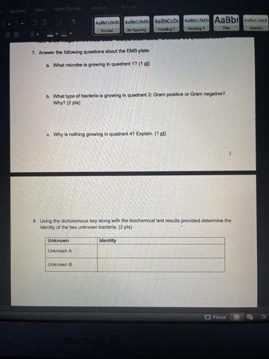 Solved 3. Which colors represent positive & negative results | Chegg.com
