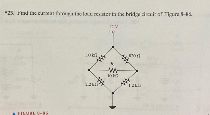 Solved *23. Find the current through the load resistor in | Chegg.com