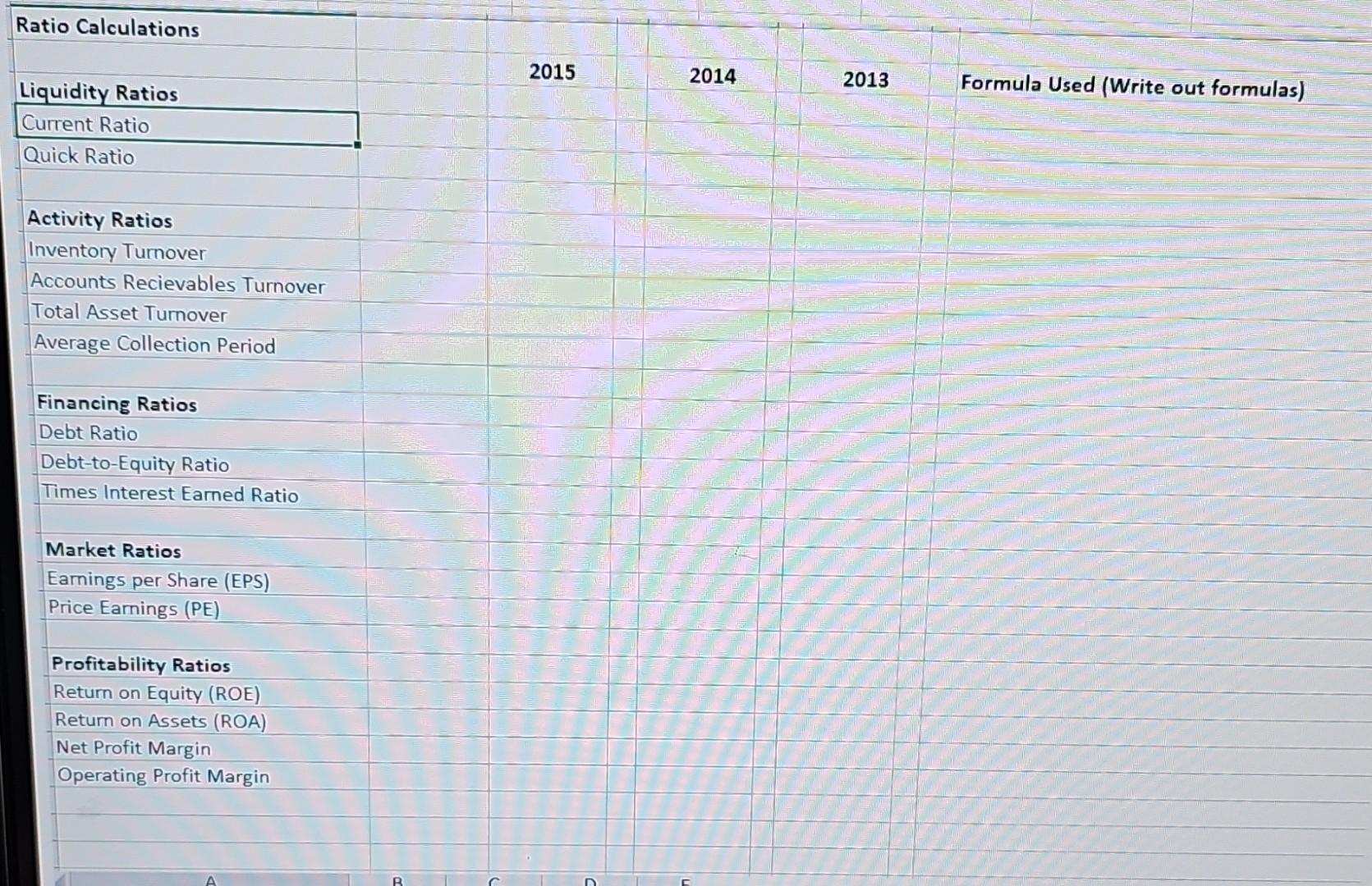 Solved Activity Ratios - Inventory Turnover - Accounts | Chegg.com