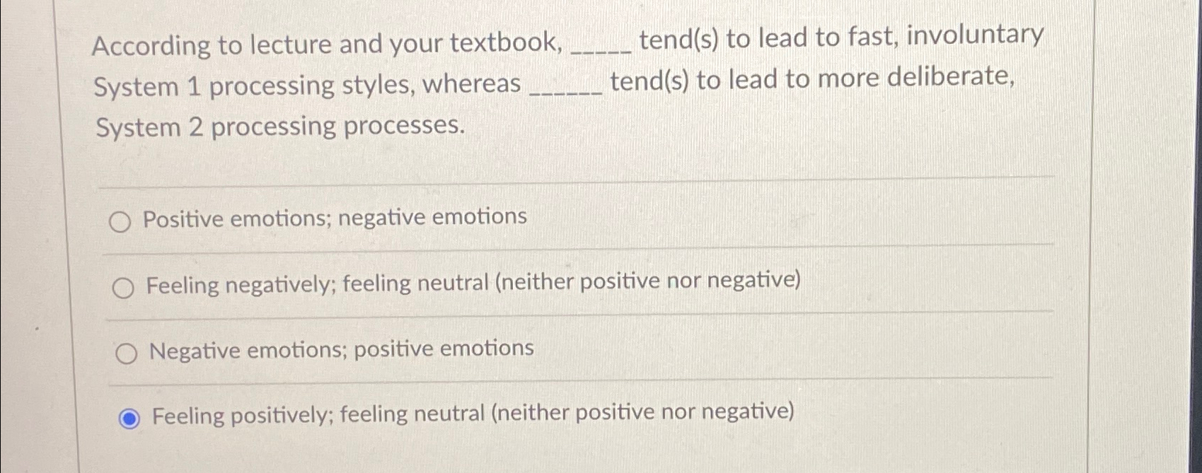 Solved According to lecture and your textbook, tend(s) ﻿to | Chegg.com