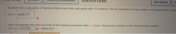 Solved 3.8.023. MY NOTES Suppose that a population of | Chegg.com
