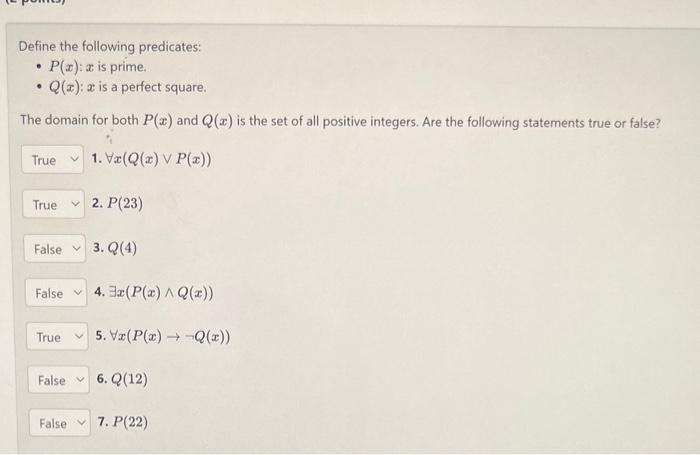 Solved Let P(x):x is an even number. Are the following | Chegg.com