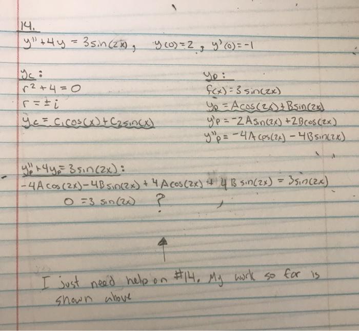 Solved In each of Problems 11 through 15, find the solution | Chegg.com