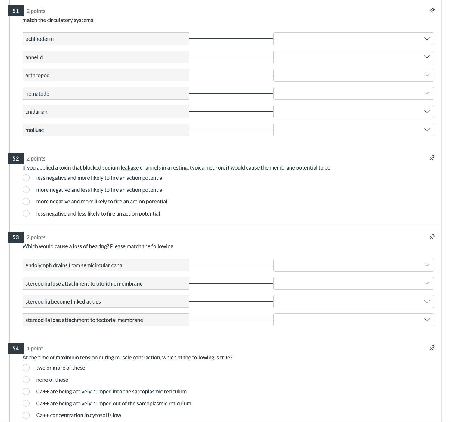 Solved match the circulatory systems Where does perception | Chegg.com