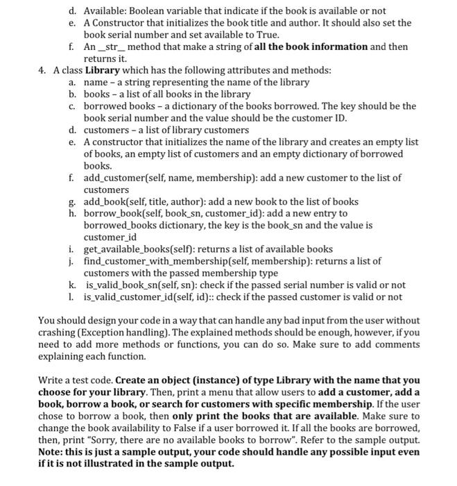 Solved Q2: You are required to design a system for a library | Chegg.com