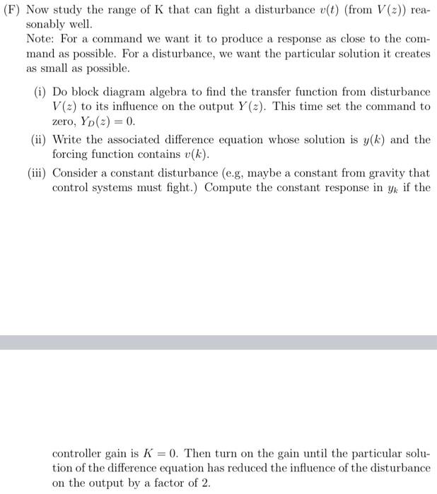 Control design problem Suppose you want to | Chegg.com