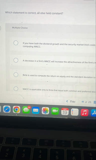 Solved Which statement is correct, all else held | Chegg.com