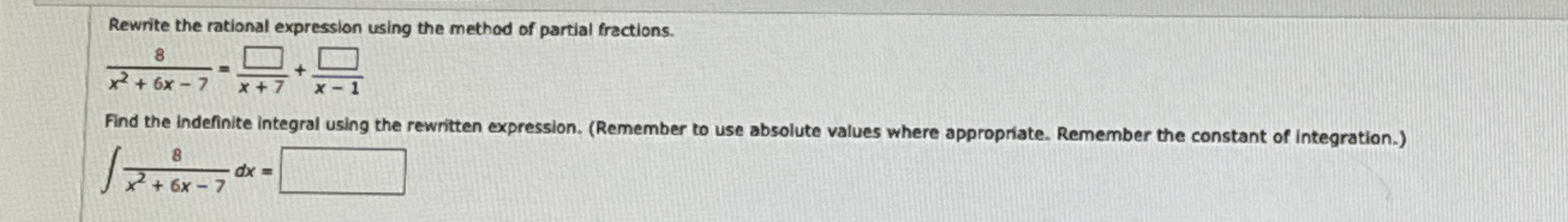 Solved Rewrite the rational expression using the method of | Chegg.com