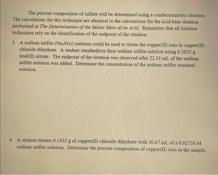 Solved Prelab for The Analysis of Alum Before completing the | Chegg.com