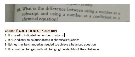 Solved 38. What is the difference between using a number as | Chegg.com