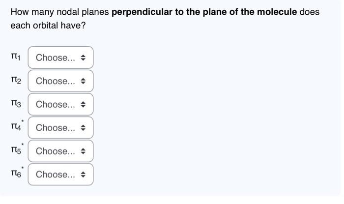 Solved How many nodal planes perpendicular to the plane of | Chegg.com