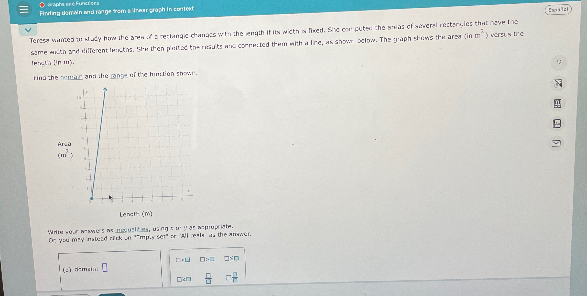 Solved Graphs And Functionsfinding Domain And Range From A