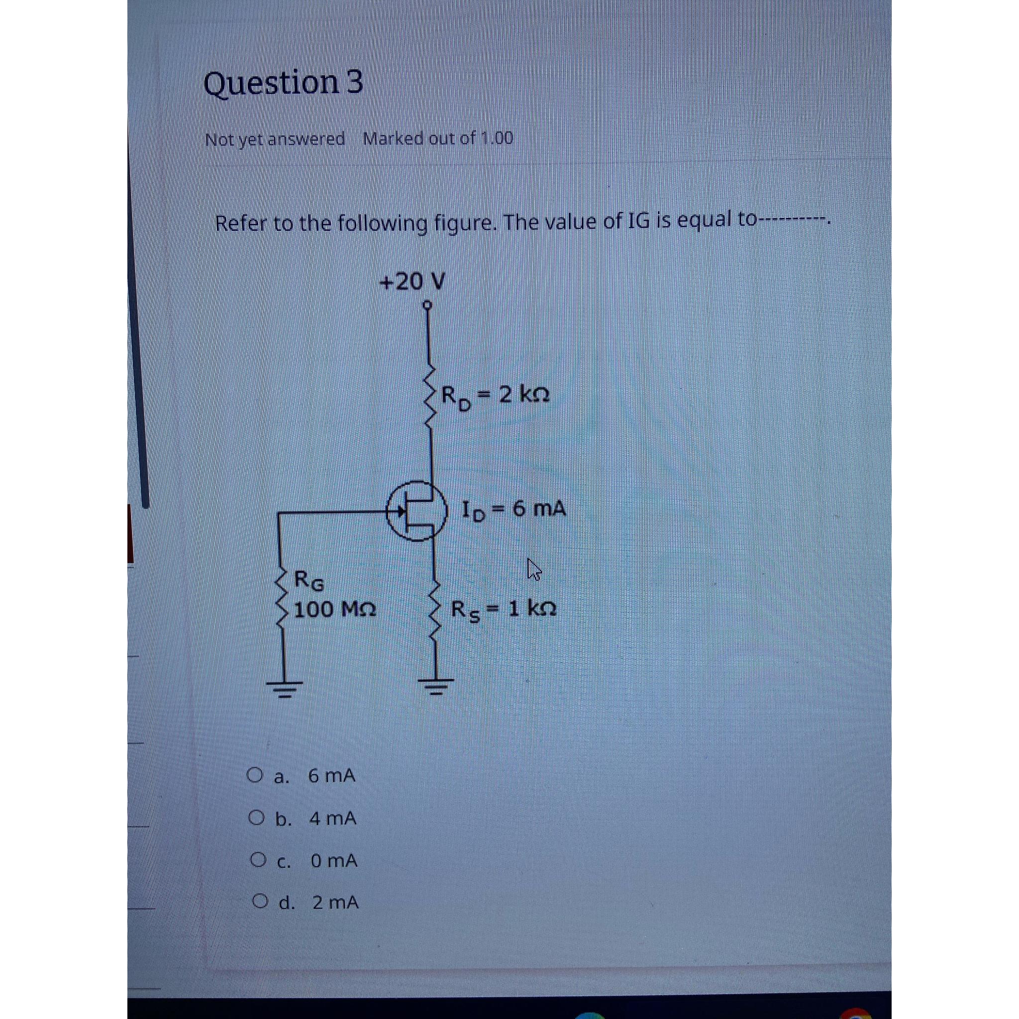 Solved Question 3Not yet answered Marked out of 1.00Refer to | Chegg.com