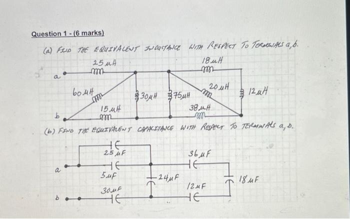 Solved Question 1 - (6 marks) | Chegg.com Solved Question 1 - (6 marks) | Chegg.com