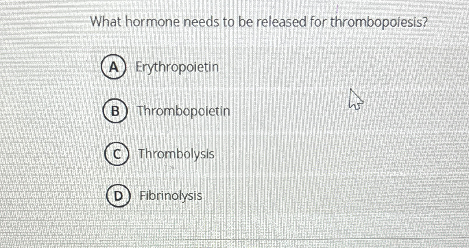 Solved What hormone needs to be released for | Chegg.com