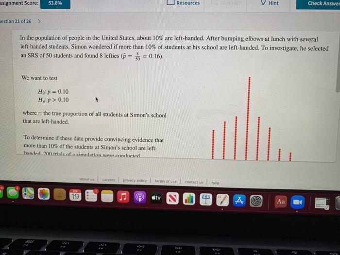 Solved assignment Score: 53.8% Resources Hint Check Answer | Chegg.com