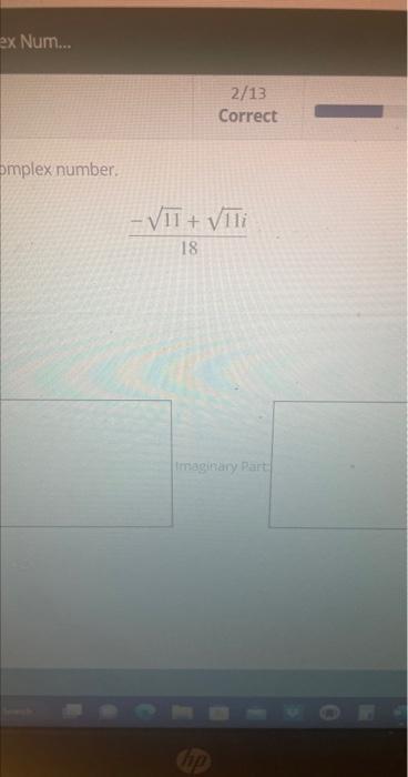 Solved mplex number. 18−11+11i | Chegg.com