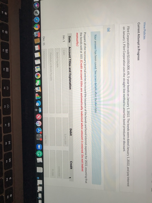 Solved View Policies Current Attempt in Progress Flint | Chegg.com