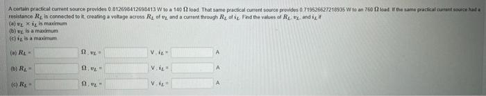 Solved A certain practical current source provides | Chegg.com