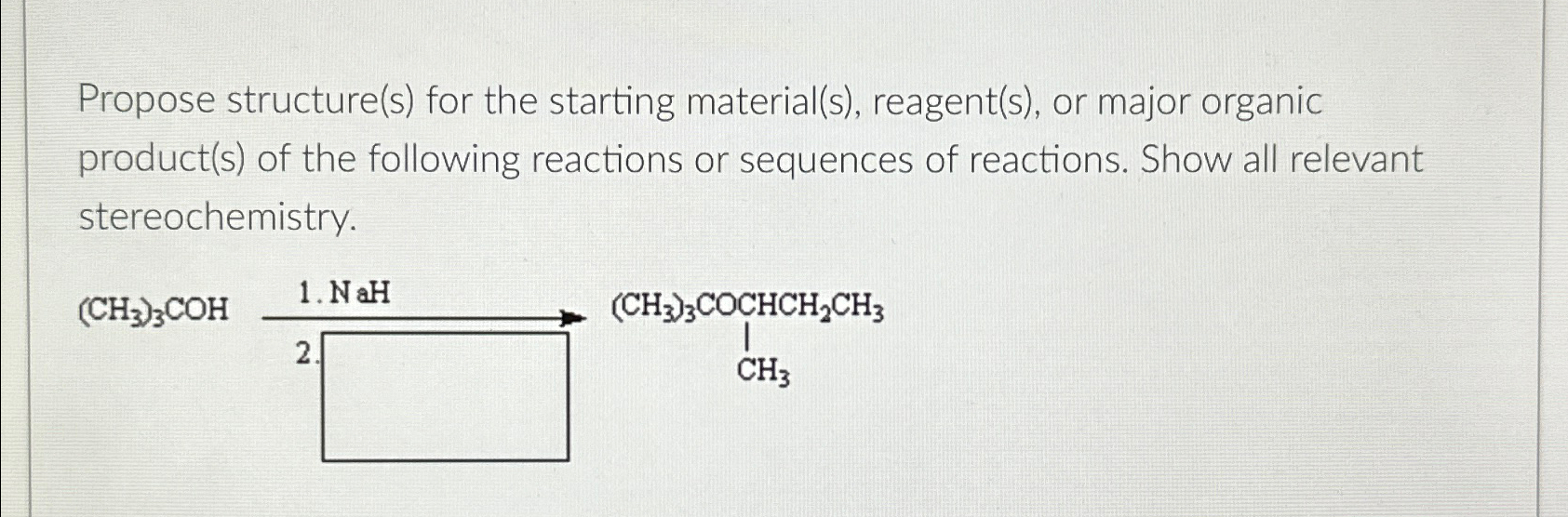 Solved Propose structure(s) ﻿for the starting material(s), | Chegg.com