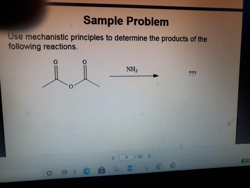 Solved Sample Problem Use mechanistic principles to | Chegg.com