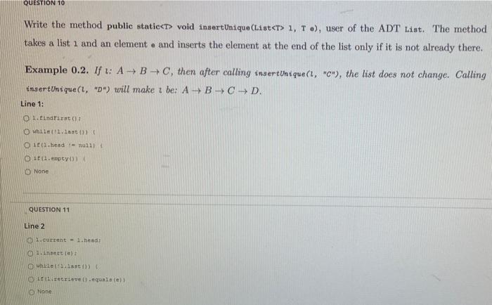 Solved takes a list 1 and an element a and inserts the | Chegg.com
