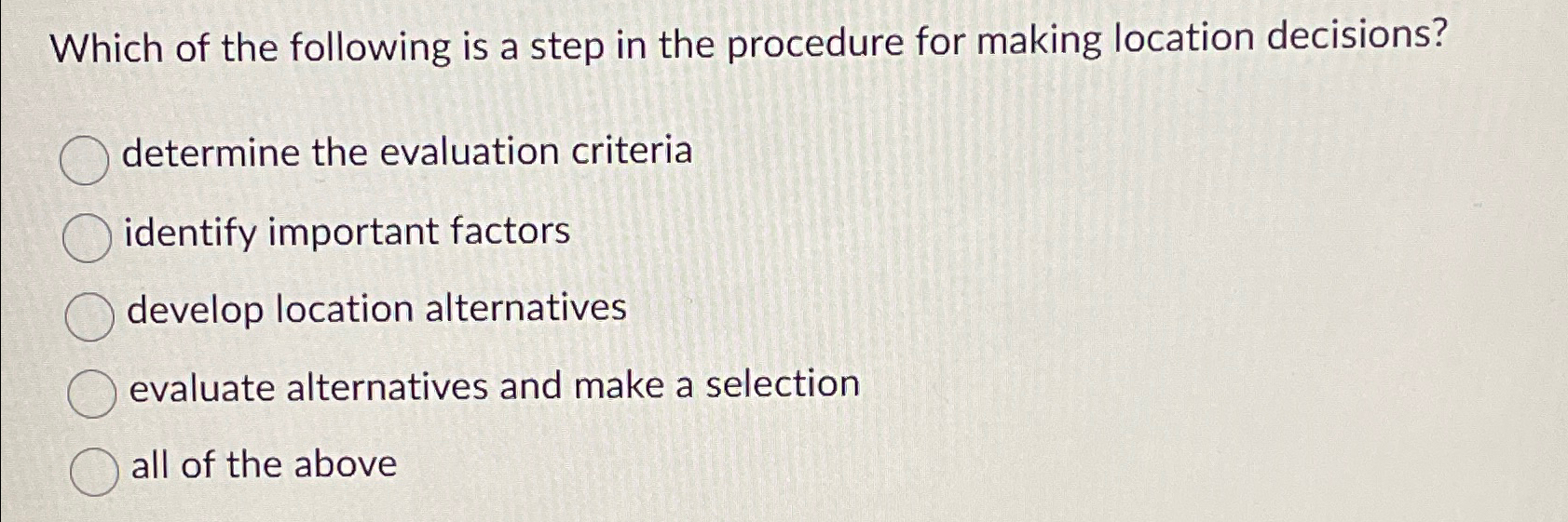 Solved Which of the following is a step in the procedure for | Chegg.com