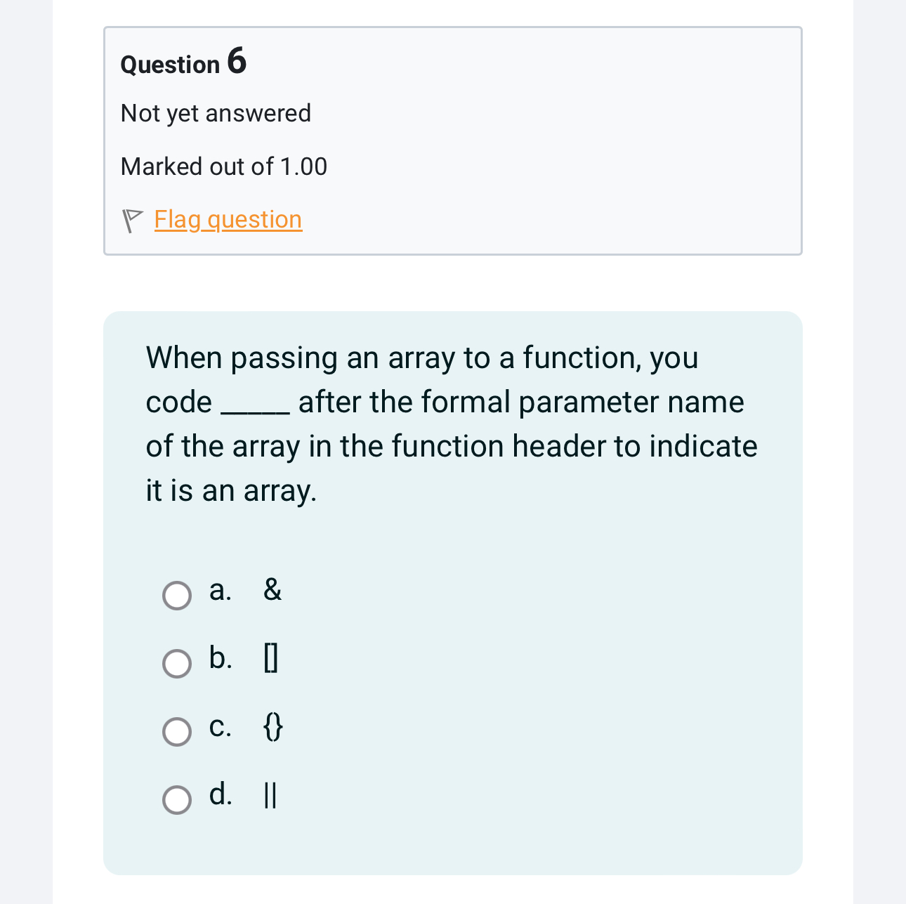 Solved Question 6Not yet answeredMarked out of | Chegg.com Solved Question 6Not yet answeredMarked out of | Chegg.com