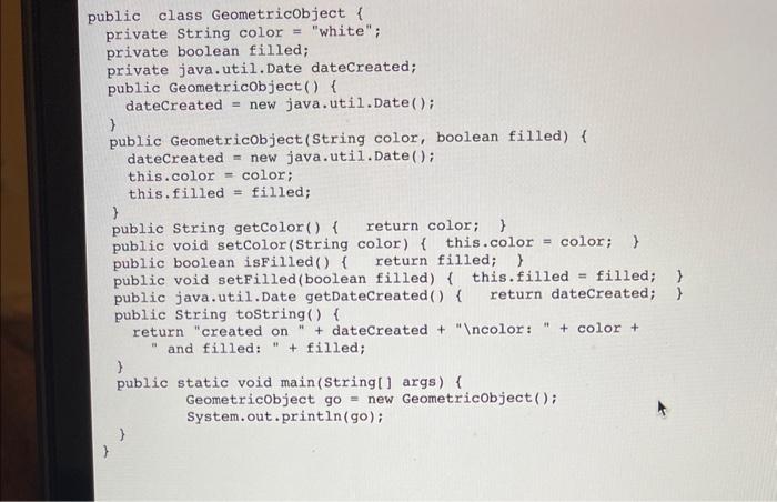 Solved 1 Design A Class Named Triangle That Extends