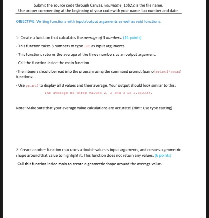 Solved Submit the source code through Canvas. | Chegg.com