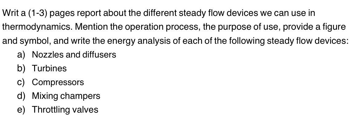 Solved Writ a (1-3) ﻿pages report about the different steady | Chegg.com