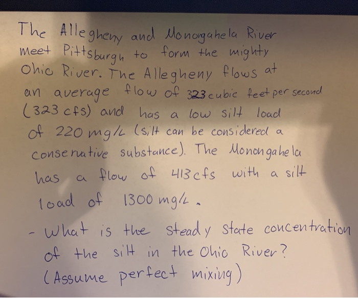 Solved meet Pittsburgh The Allegheny and Mononga hela River | Chegg.com
