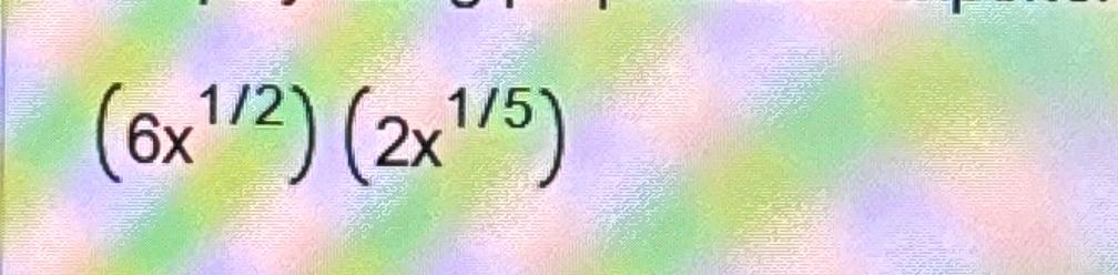 Solved (6x12)(2x15) | Chegg.com