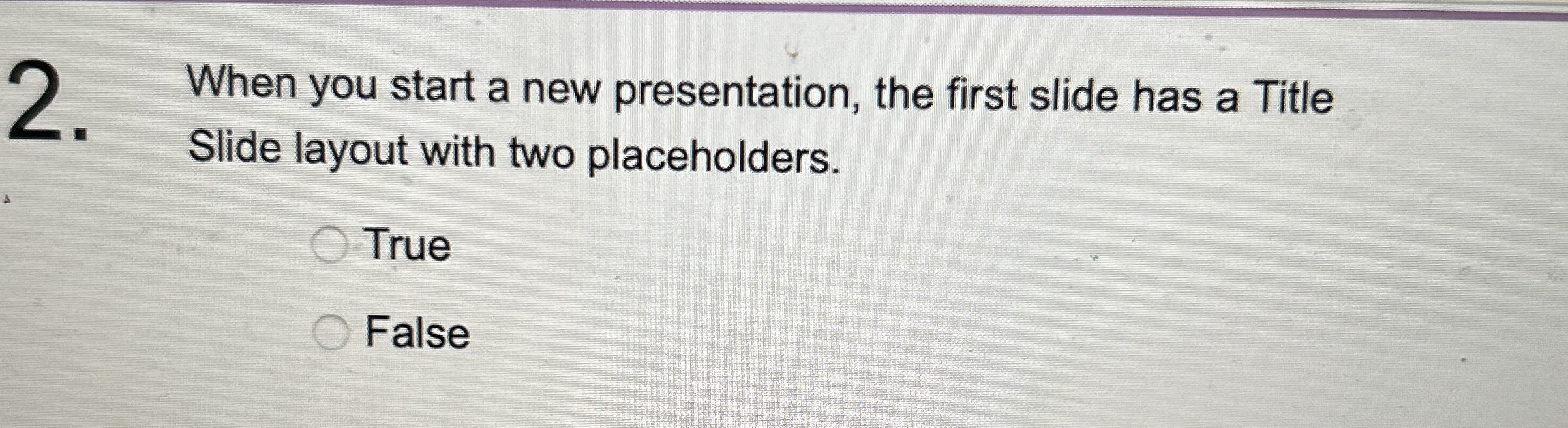 Solved When you start a new presentation, the first slide | Chegg.com