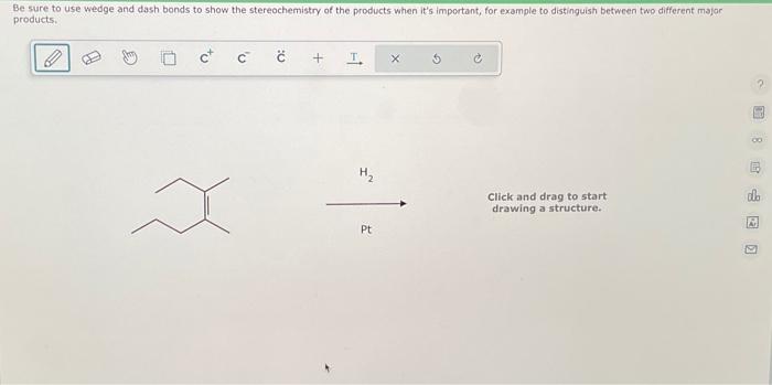 Solved Click and drag to start drawing a structure. | Chegg.com