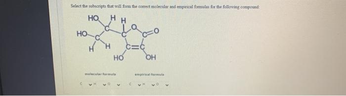 Solved Select the subscripts that will form the correct | Chegg.com