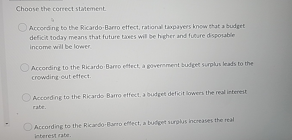 Solved Choose the correct statement.According to the | Chegg.com